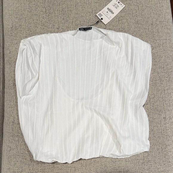 Zara | Tops | Zara Bubble Top Lined | Poshmark